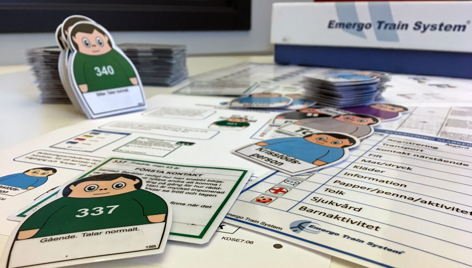 Krisstöd set – Emergo Train System