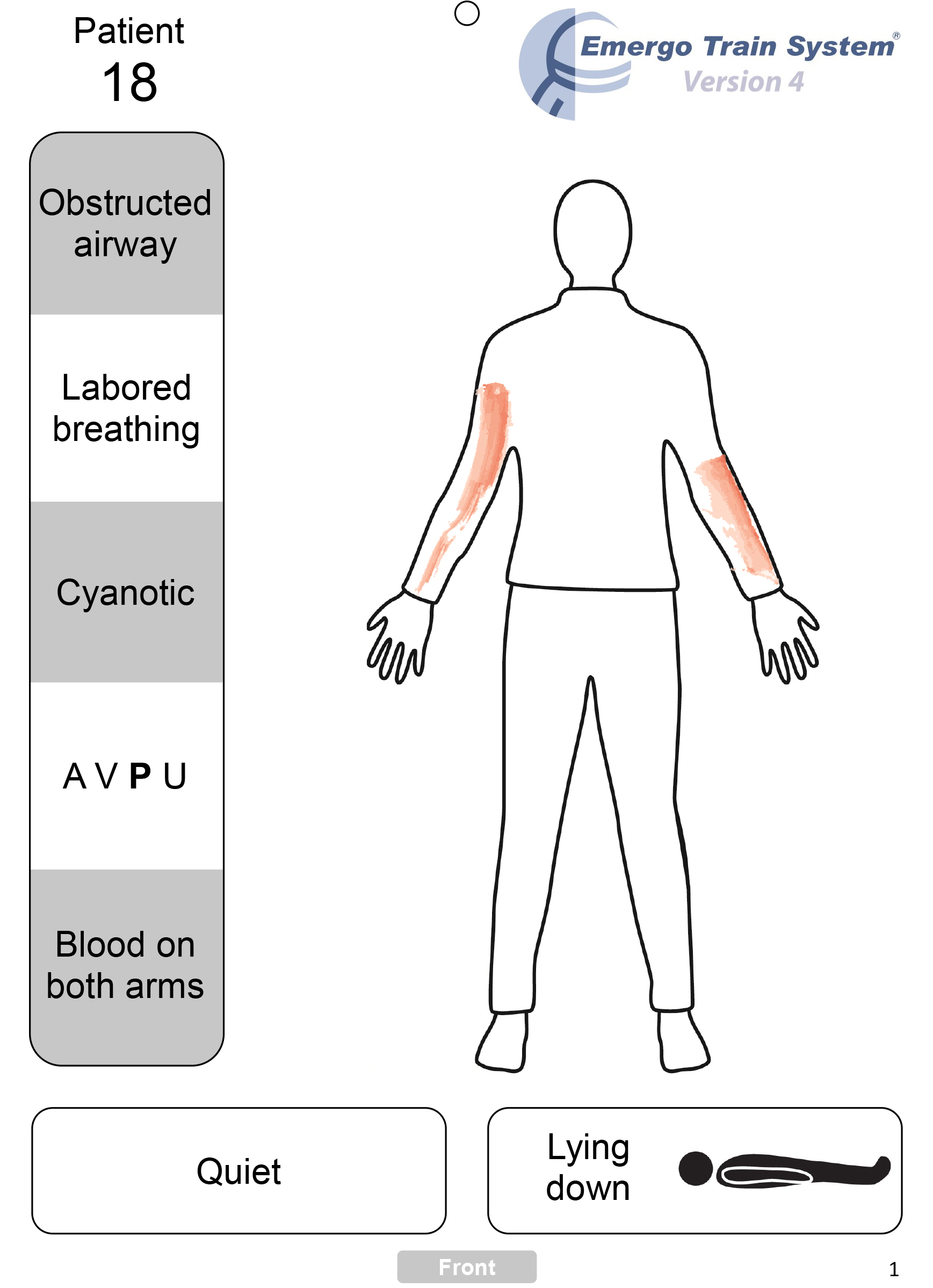 Trauma victim banks – Emergo Train System